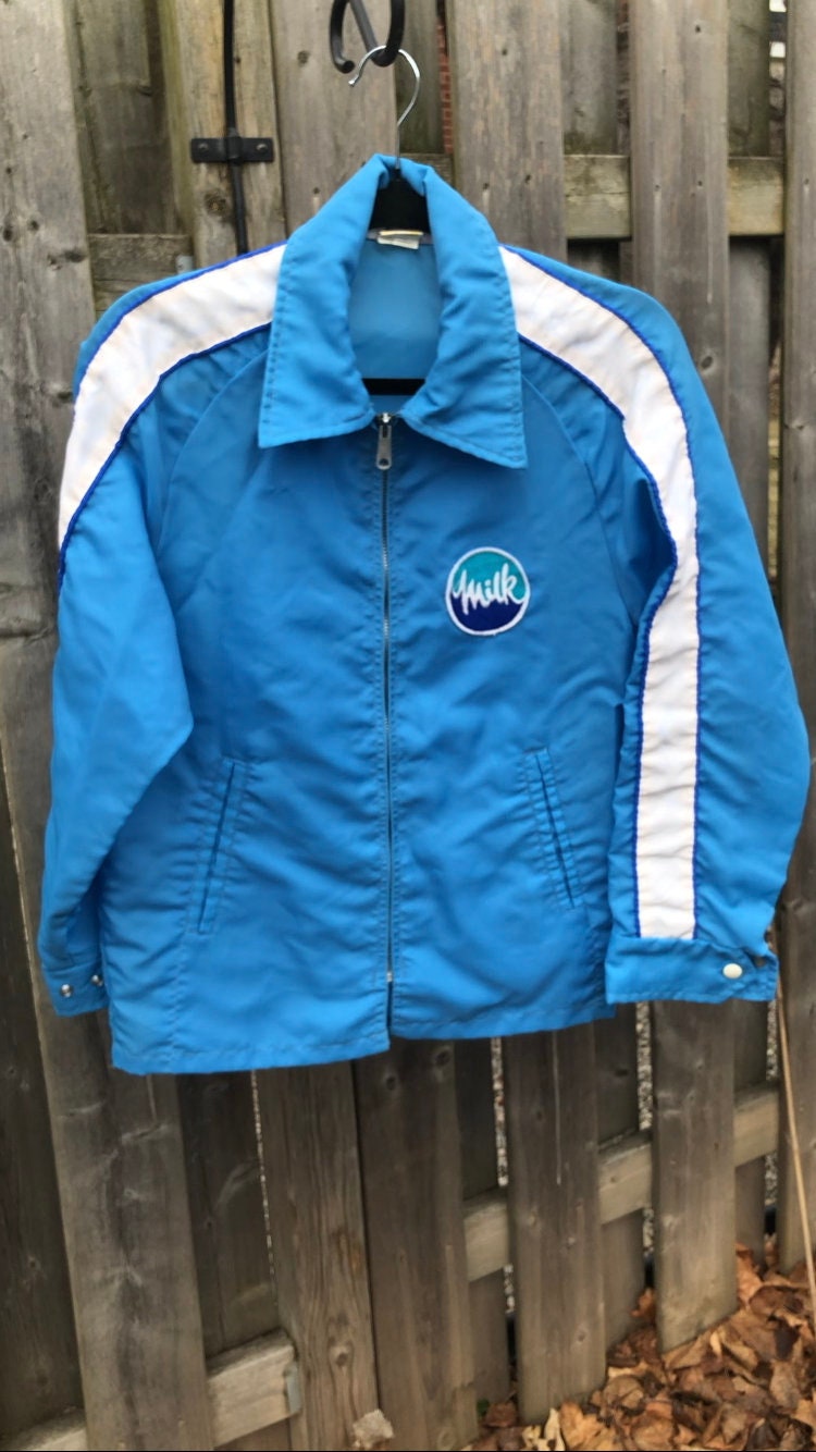 Eighties Milk Jacket/streetwear/milk/canada/80s/vintage Logo - Etsy
