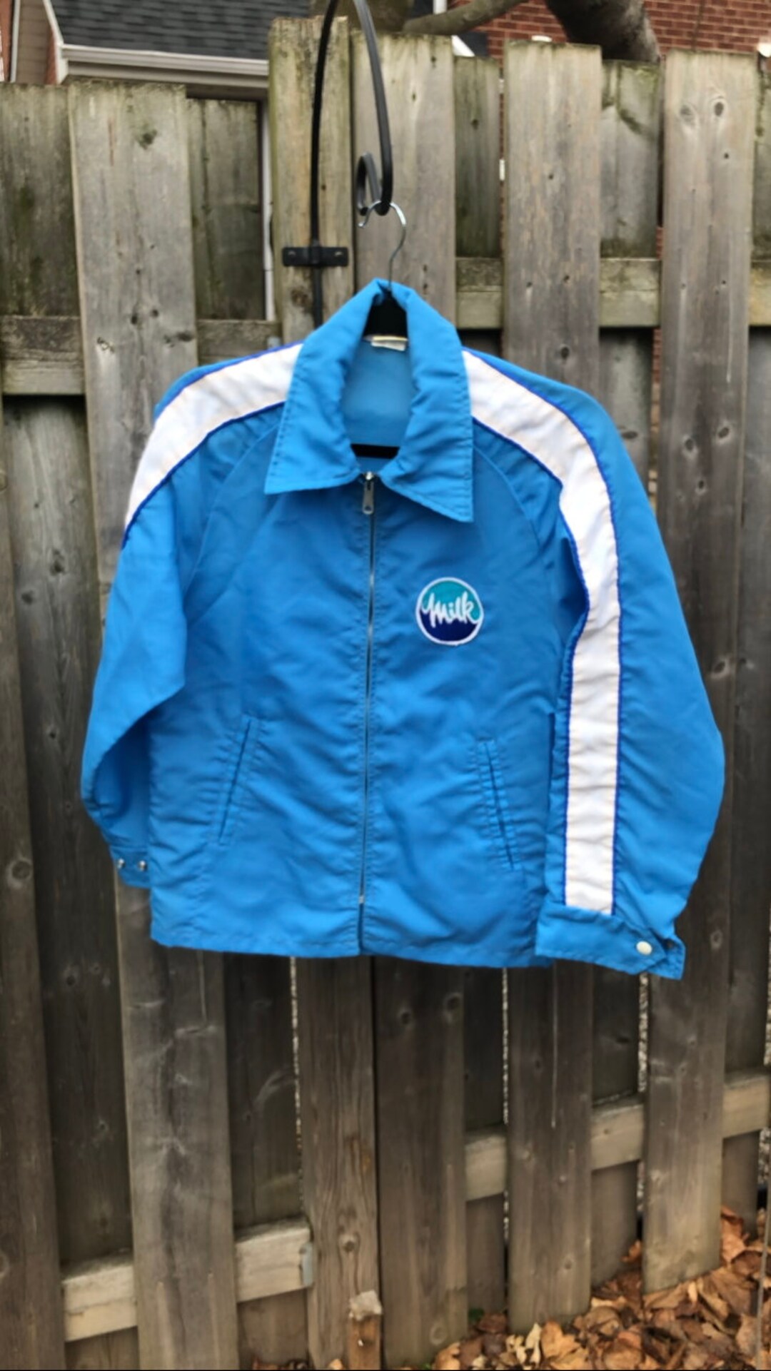 Eighties Milk Jacket/streetwear/milk/canada/80s/vintage Logo Patch/milk Patch - Etsy