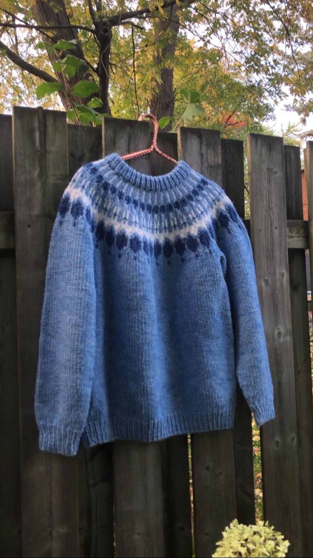 Hand Knit Fair Isle Sweater/soft Sweater/vintage Fair Isle/streetwear ...