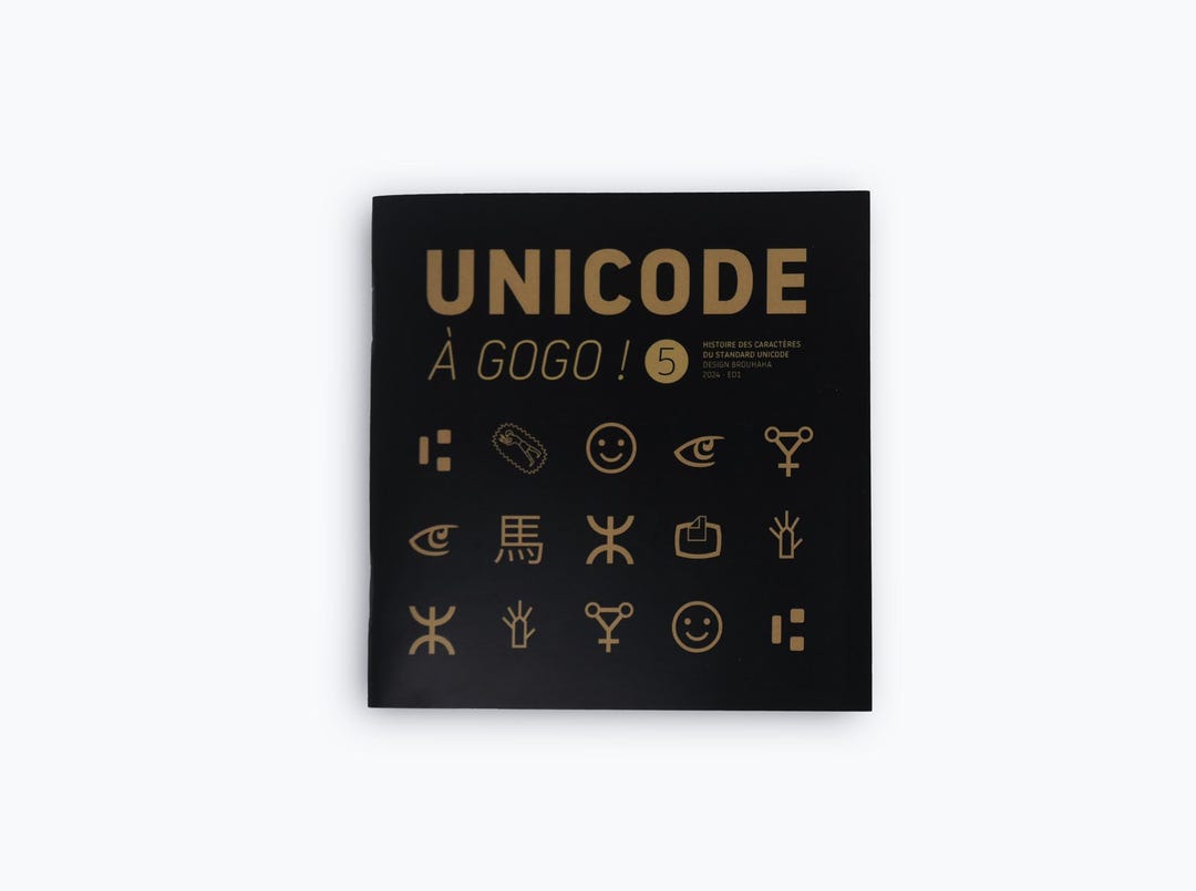 Graphic Fanzine Typography Pictogram and Emoji unicode Galore Volume 5 - Etsy