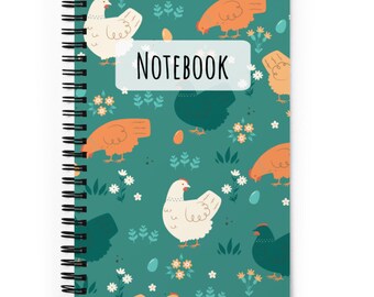 Chicken Spiral Notebook - Etsy
