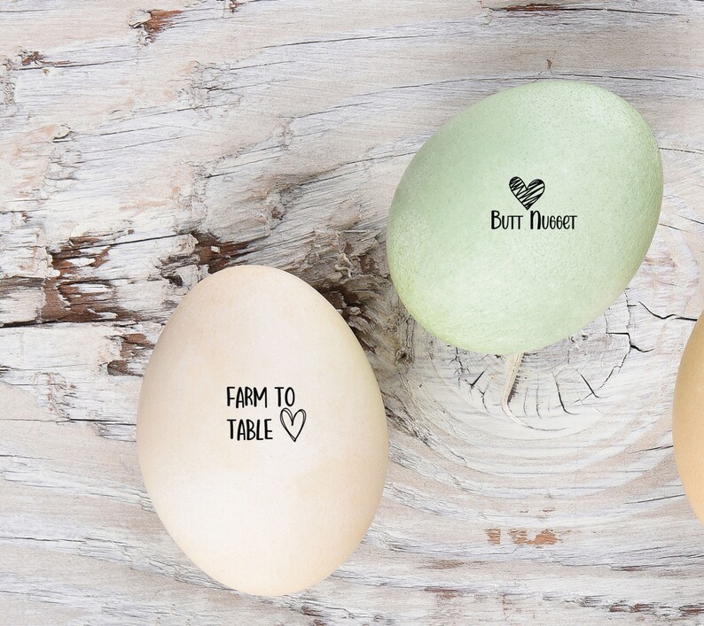 Chicken Egg Stamp Farm To Table Butt Nuggets Egg Stamp Etsy