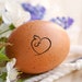 Chicken Egg Stamp Heart Egg Stamp Egg Stamp Chicken - Etsy