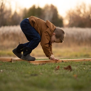 Risky Play Path | Outdoor Wooden Balance Beam and Stepping Stones ...