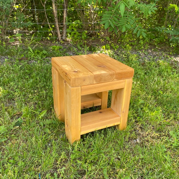 Cedar Stool - Etsy