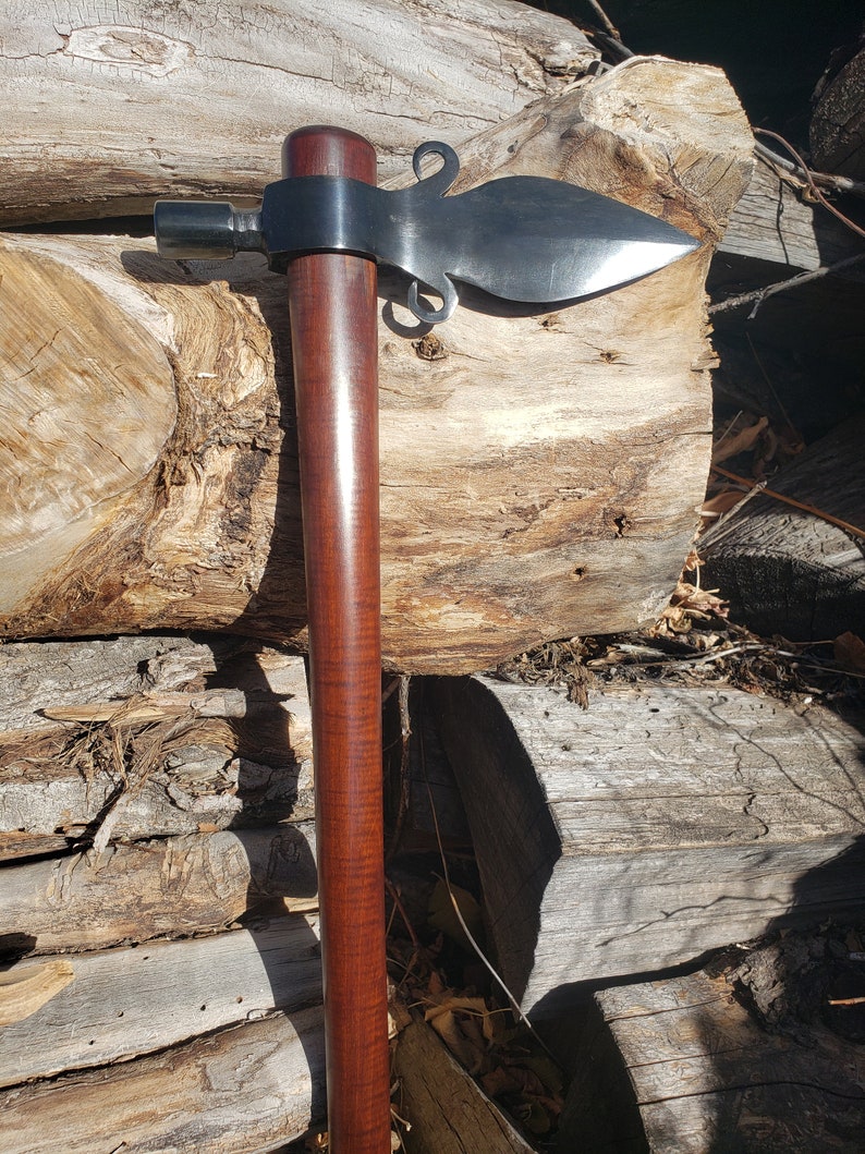 Pipe Tomahawk, Spontoon, Maple Haft, Smokable, Western History, Handmade Wyoming, Blacksmith ...