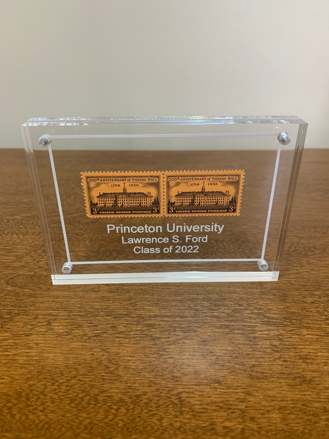 Personalized Princeton University Vintage Stamp Display for - Etsy UK