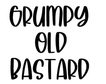 Grumpy Old Woman Svg | Etsy