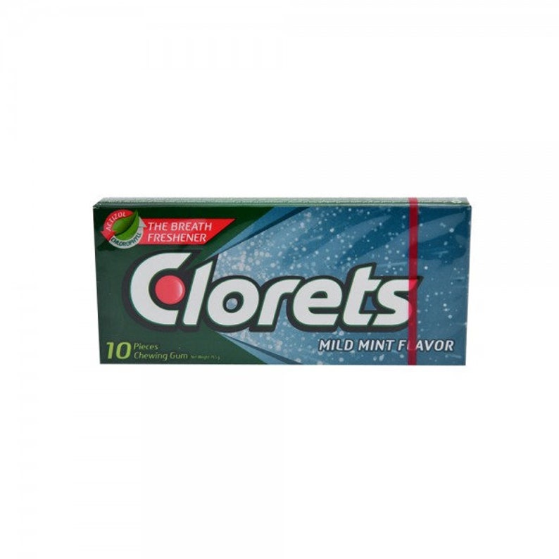 Clorets Gum | Three Flavors | Box of 12 Packs | 14g Packs | Worldwide ...