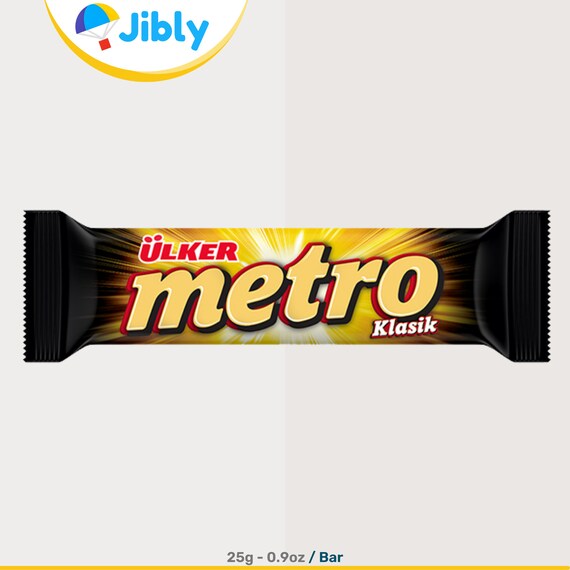 Ülker Metro Chocolate Tasty Snacks 25g Bars Worldwide - Etsy