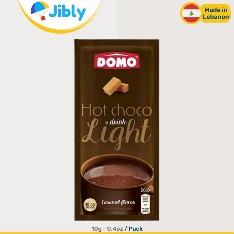 Lebanese Domo Hot Chocolate Light | Four Flavors | 10g Packs ...