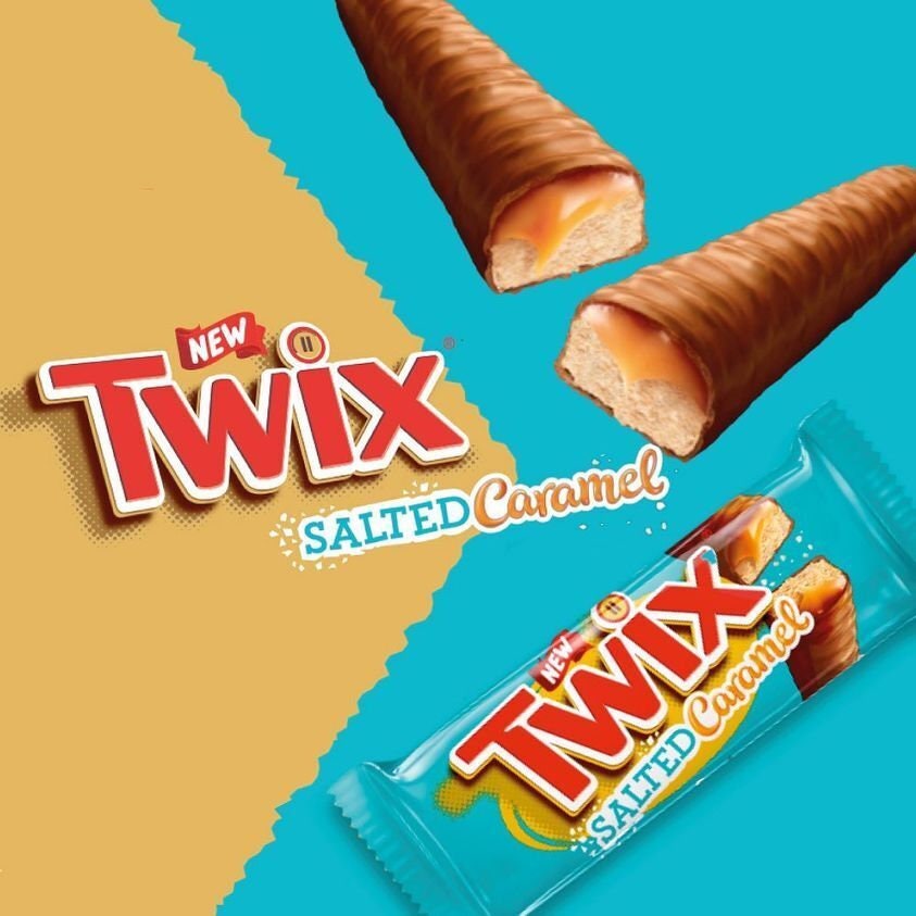 Twix Salted Caramel Boxes Tasty Snacks 30 Bars / Box 1380g Boxes ...