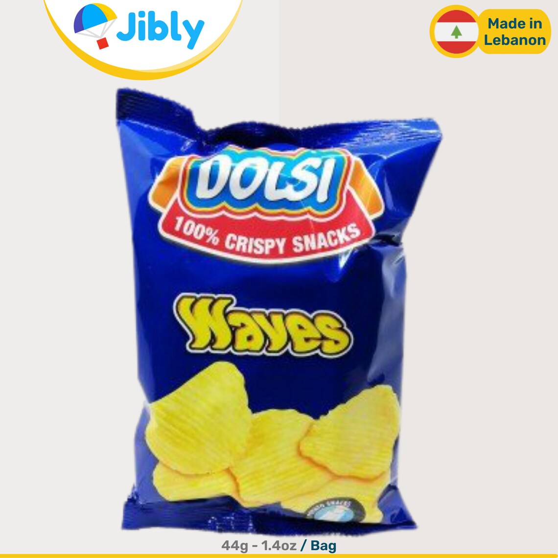 Lebanese Dolsi Chips Five Flavors Salt Salt and Vinegar Pizza Rings ...