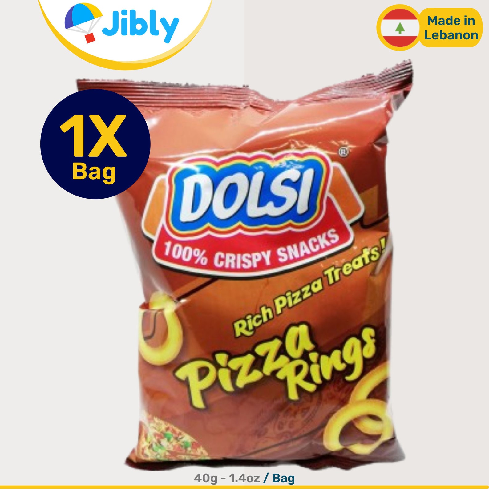 Lebanese Dolsi Pizza Rings Pizza Flavored Potato Chips | Etsy