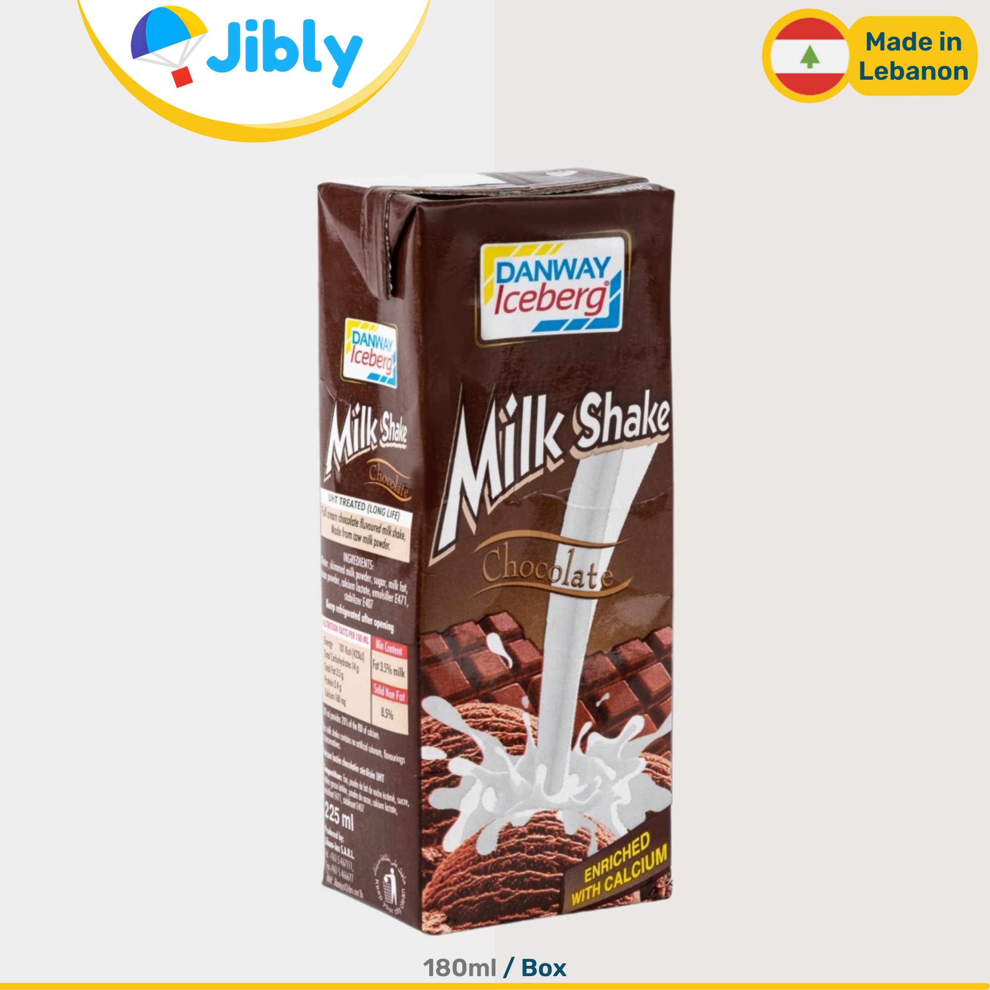 Lebanese Danway Iceberg Milkshake | Two Flavors | 180ml Boxes ...
