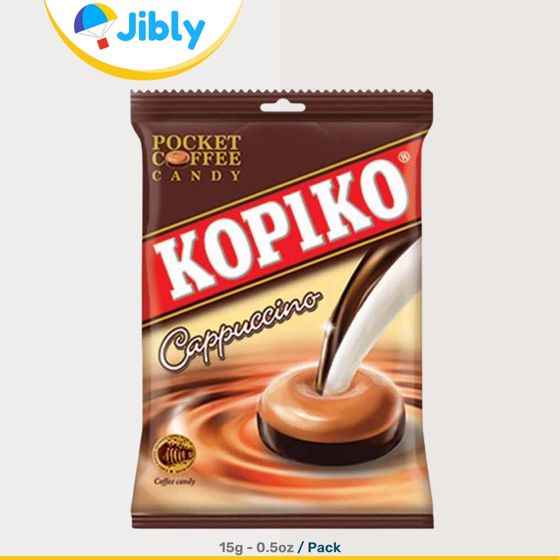 Kopiko Candy Coffee and Cappuccino Flavors 15g Packs Worldwide Shipping ...