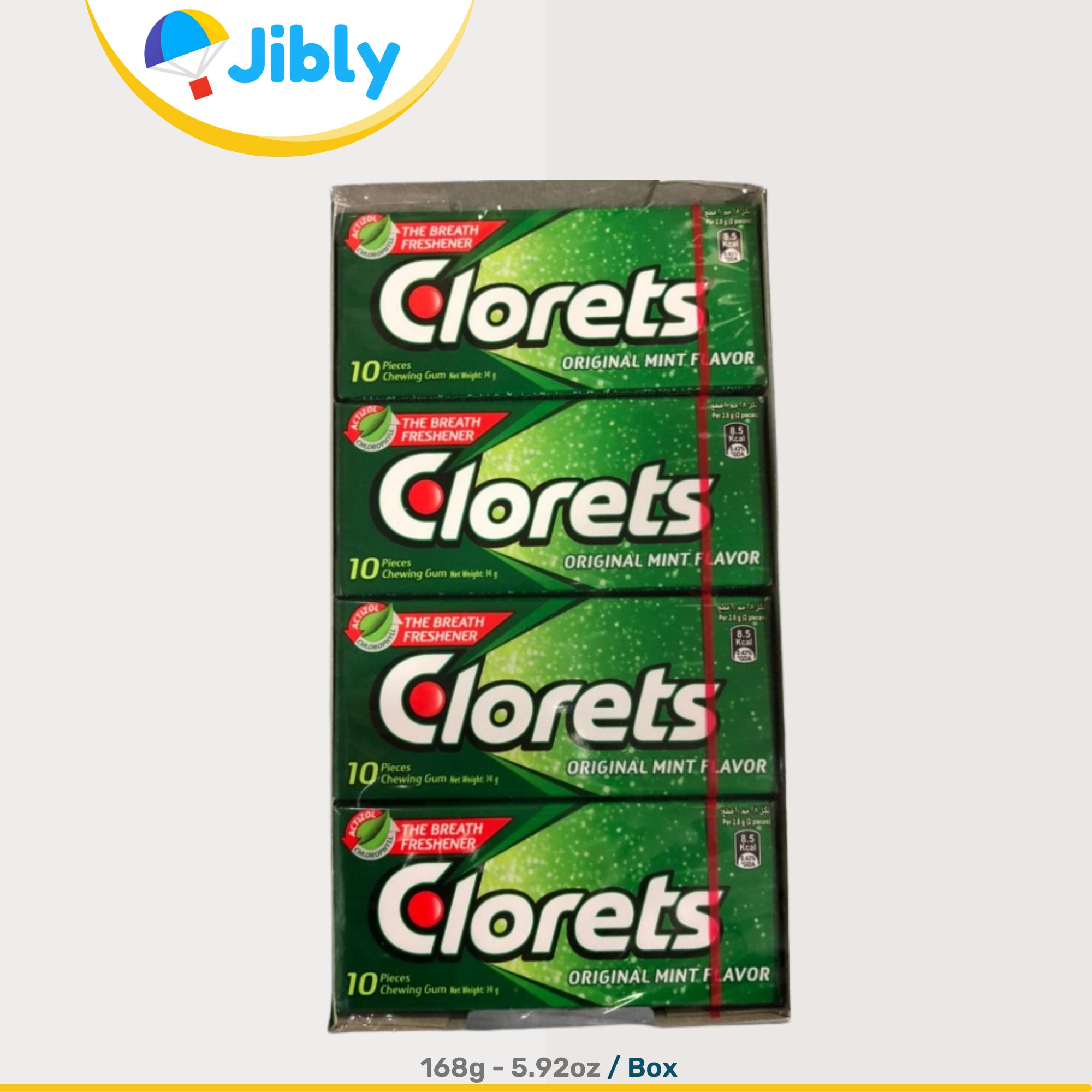 Clorets Gum | Three Flavors | Box of 12 Packs | 14g Packs | Worldwide ...