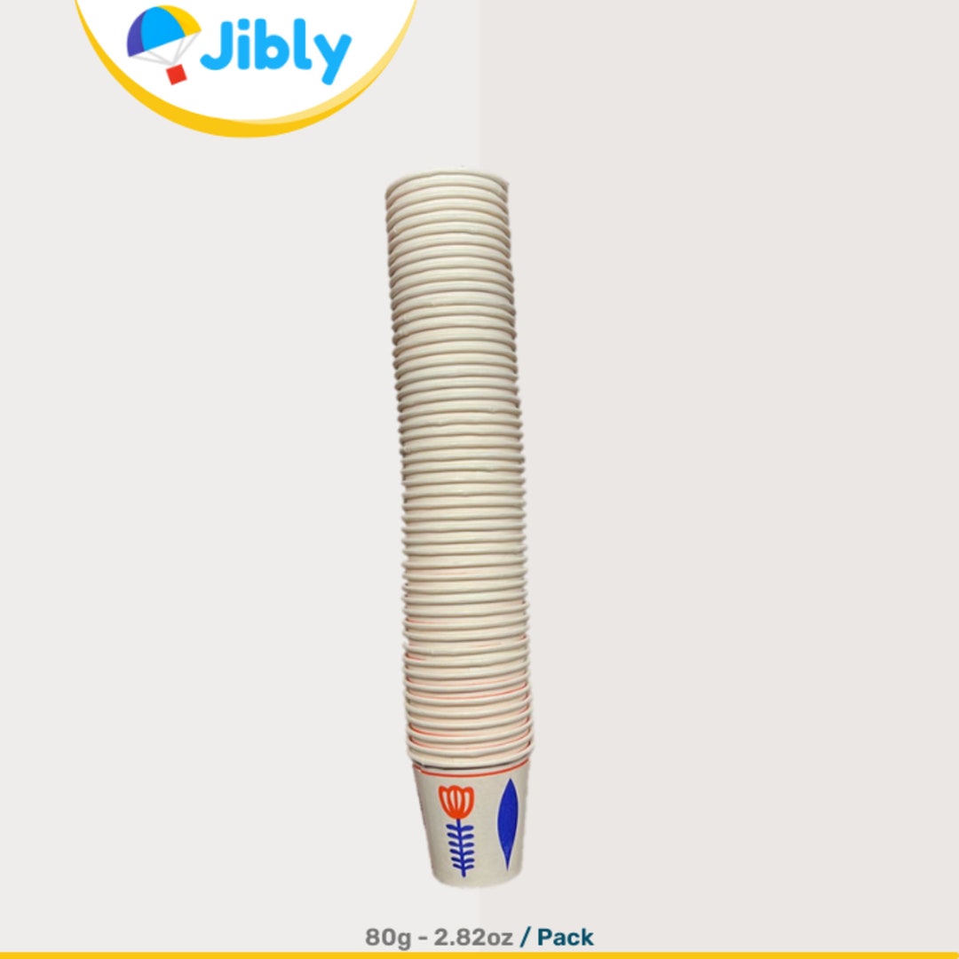 Traditional Paper Coffee Cups | Blue Coffee Cups | Pack of 50 | 80g ...