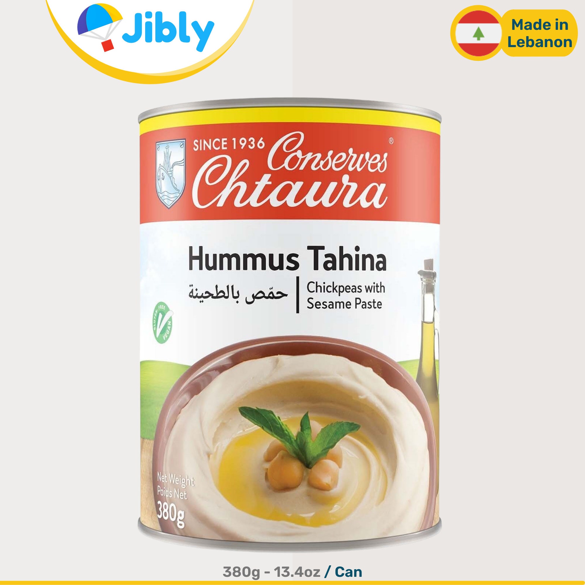 Lebanese Chtaura Hummus Tahina Delicious Appetizer 380g Cans Worldwide ...