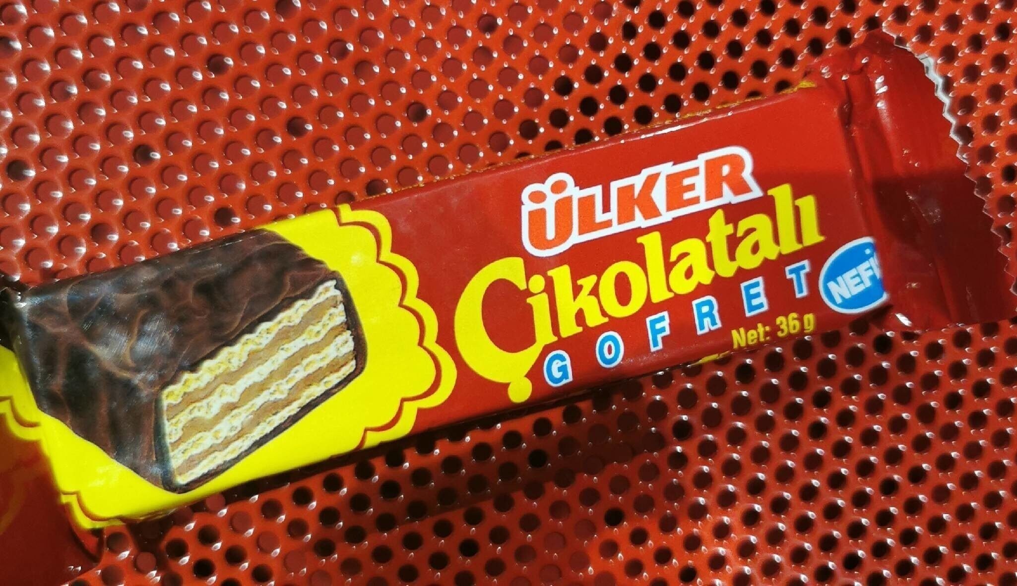 Turkish Ülker Cikolatali Gofret Box of 36 Bars 30g Bars Worldwide ...