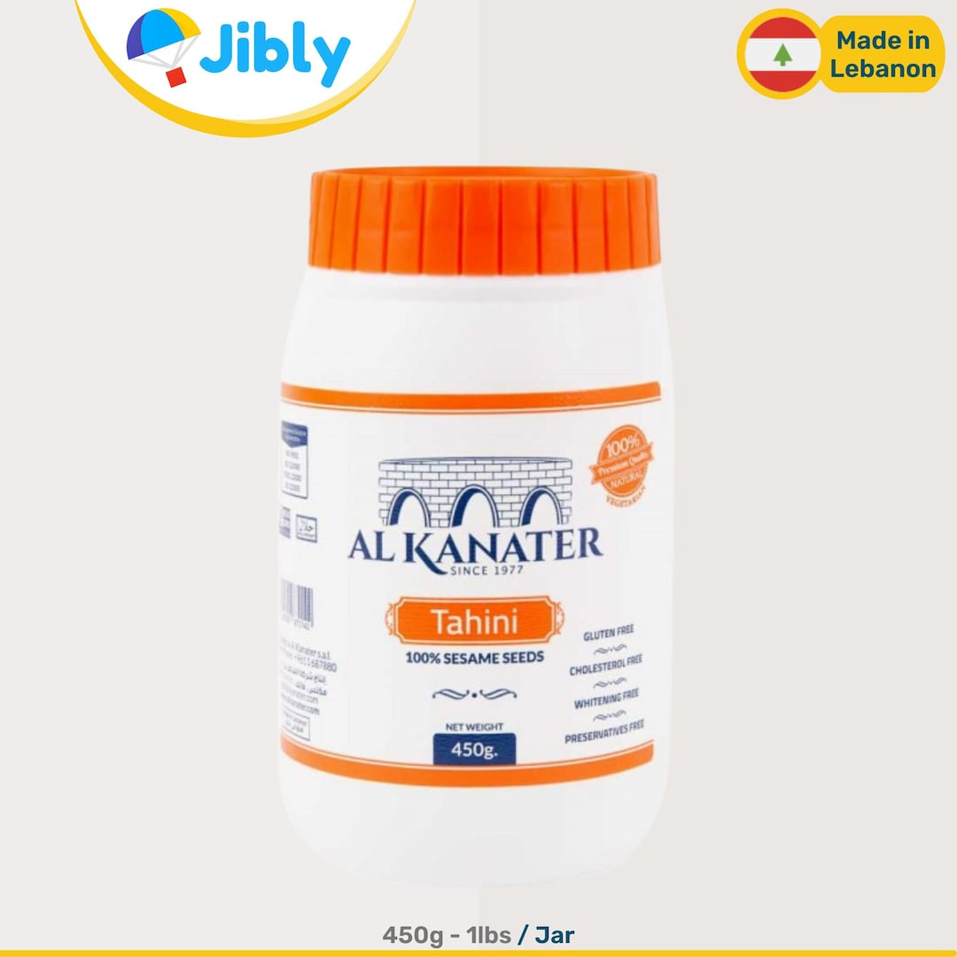 Lebanese Al Kanater Tahini Jar Delicious Sauce 450g Jars Worldwide ...