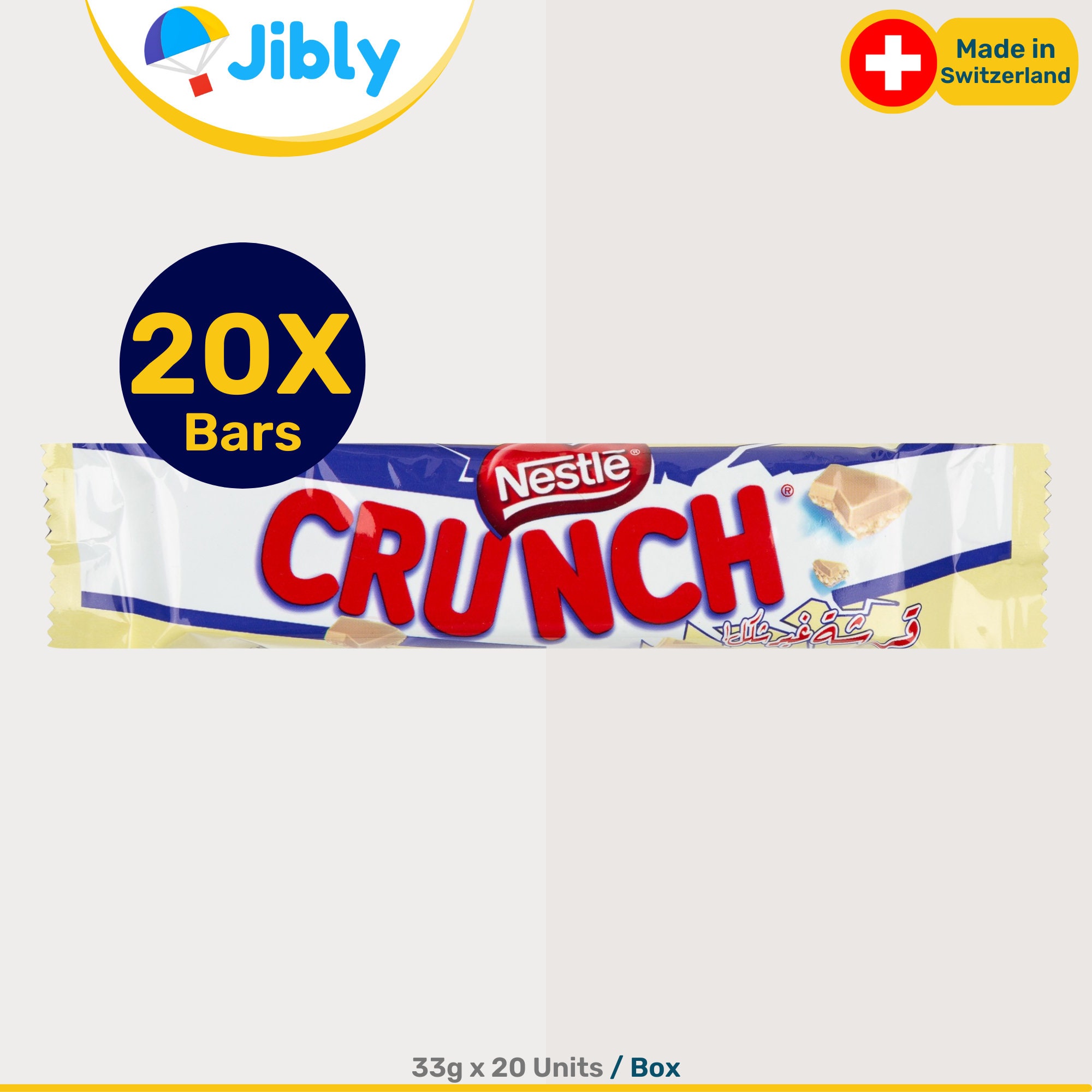 Swiss Nestle Crunch Bar Box | Delicious Snacks | Two Flavors | Box of ...