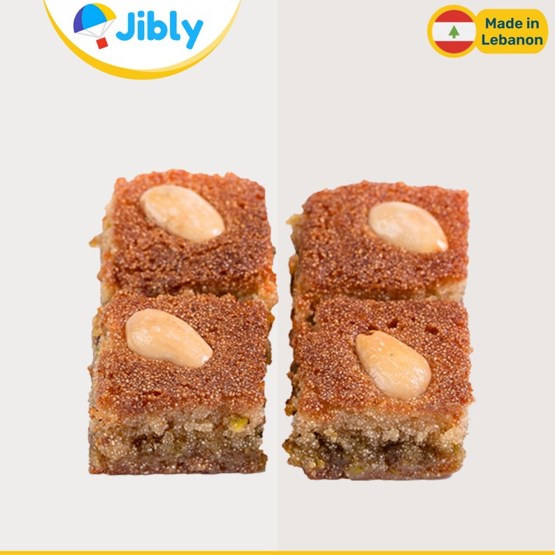 Lebanese Namoura Sweet | Famous Arabic Dessert | Delivered With DHL | 4 ...