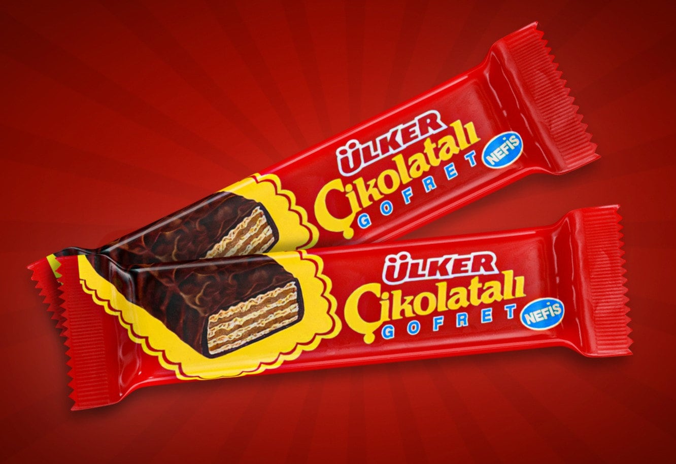 Turkish Ülker Cikolatali Gofret Box of 36 Bars 30g Bars Worldwide ...