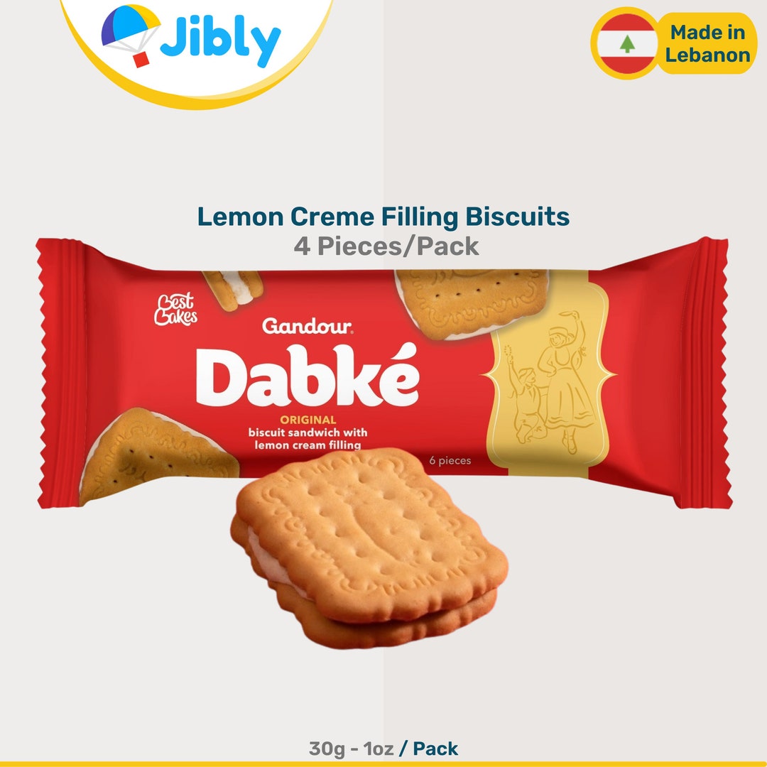 Lebanese Ghandour Dabke | Lemon Cream Filling |30g Packs|worldwide ...