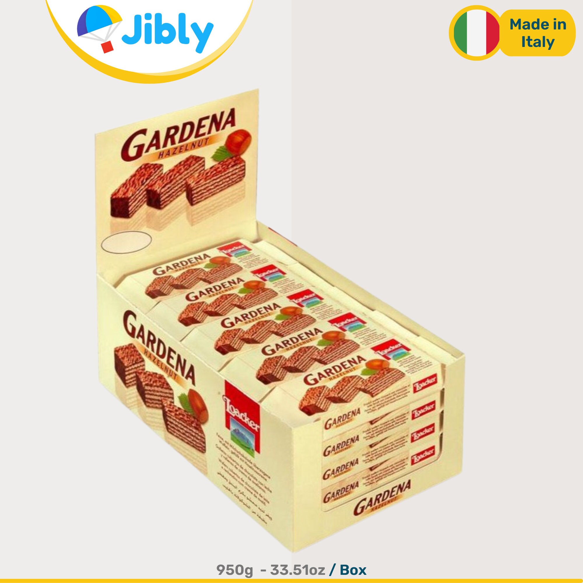 Italian Loacker Gardena Delicious Wafer Four Flavors Box - Etsy