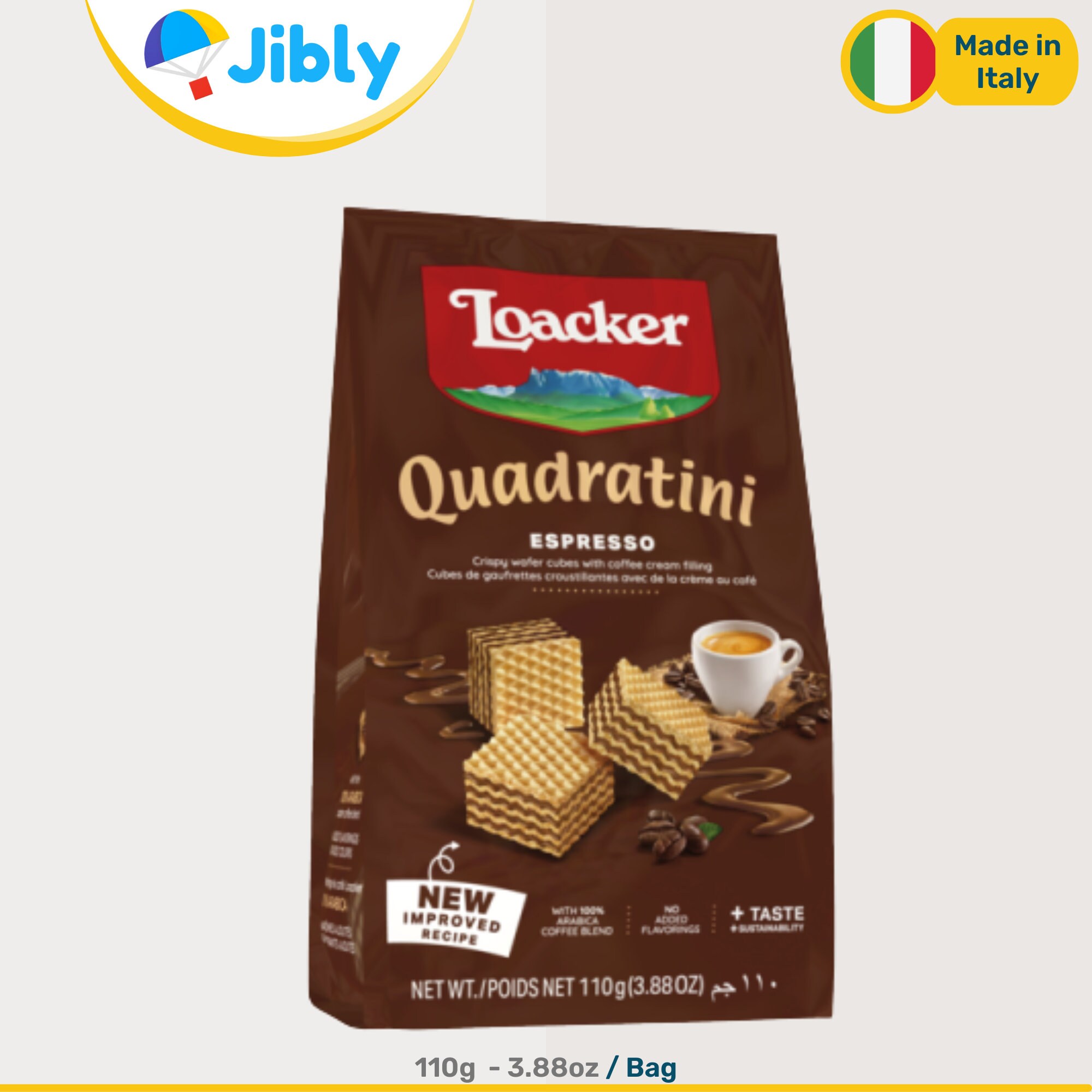 Italian Loacker Sandwich Mini Wafer Bags Delicious Treat Tiramisu and ...