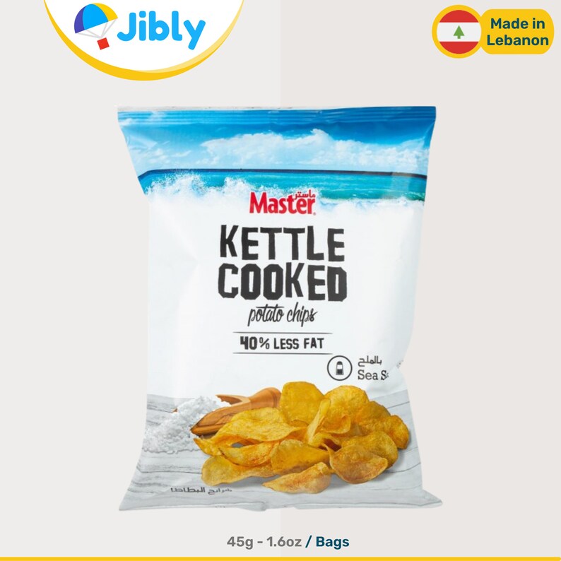 Lebanese Master Chips Kettle Cooked Four Flavors Salty - Etsy