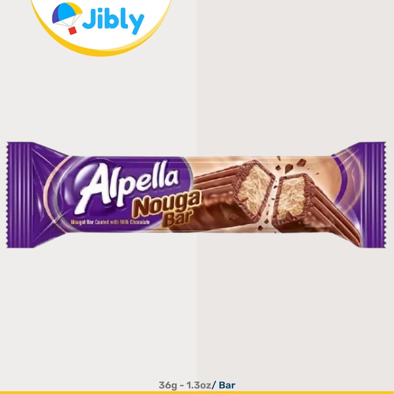 Ülker Alpella Chocolate Nouga | Tasty Snack | 36g | Worldwide Shipping ...