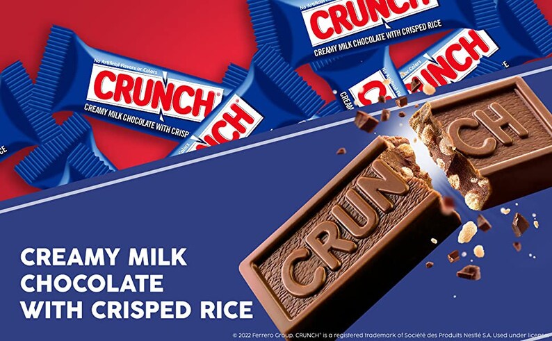 Swiss Nestle Crunch Bar Box | Delicious Snacks | Two Flavors | Box of ...
