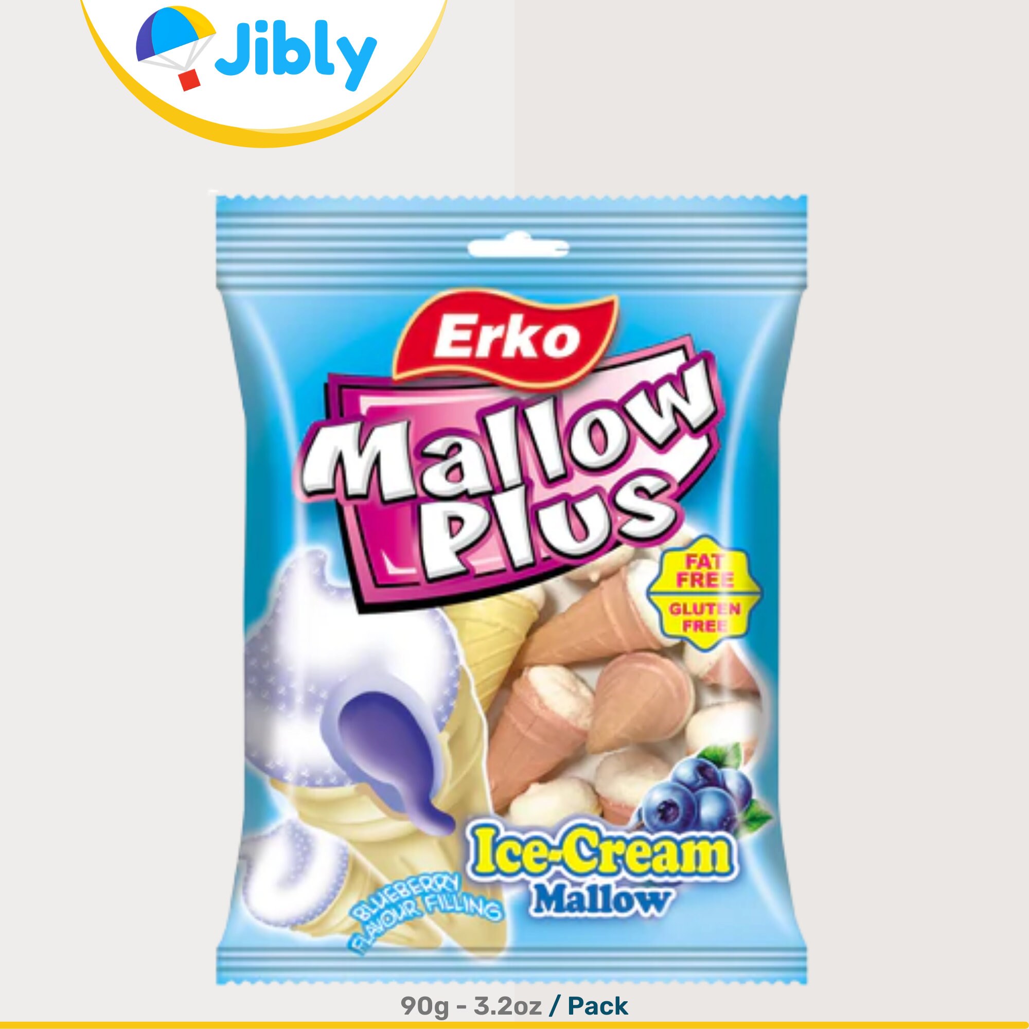 Erko Ice Cream Mallow Marshmallows Tasty Snacks 90g Packs Worldwide ...