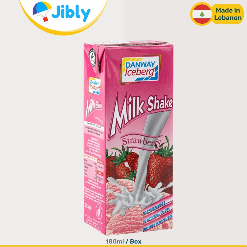Lebanese Danway Iceberg Milkshake | Two Flavors | 180ml Boxes ...