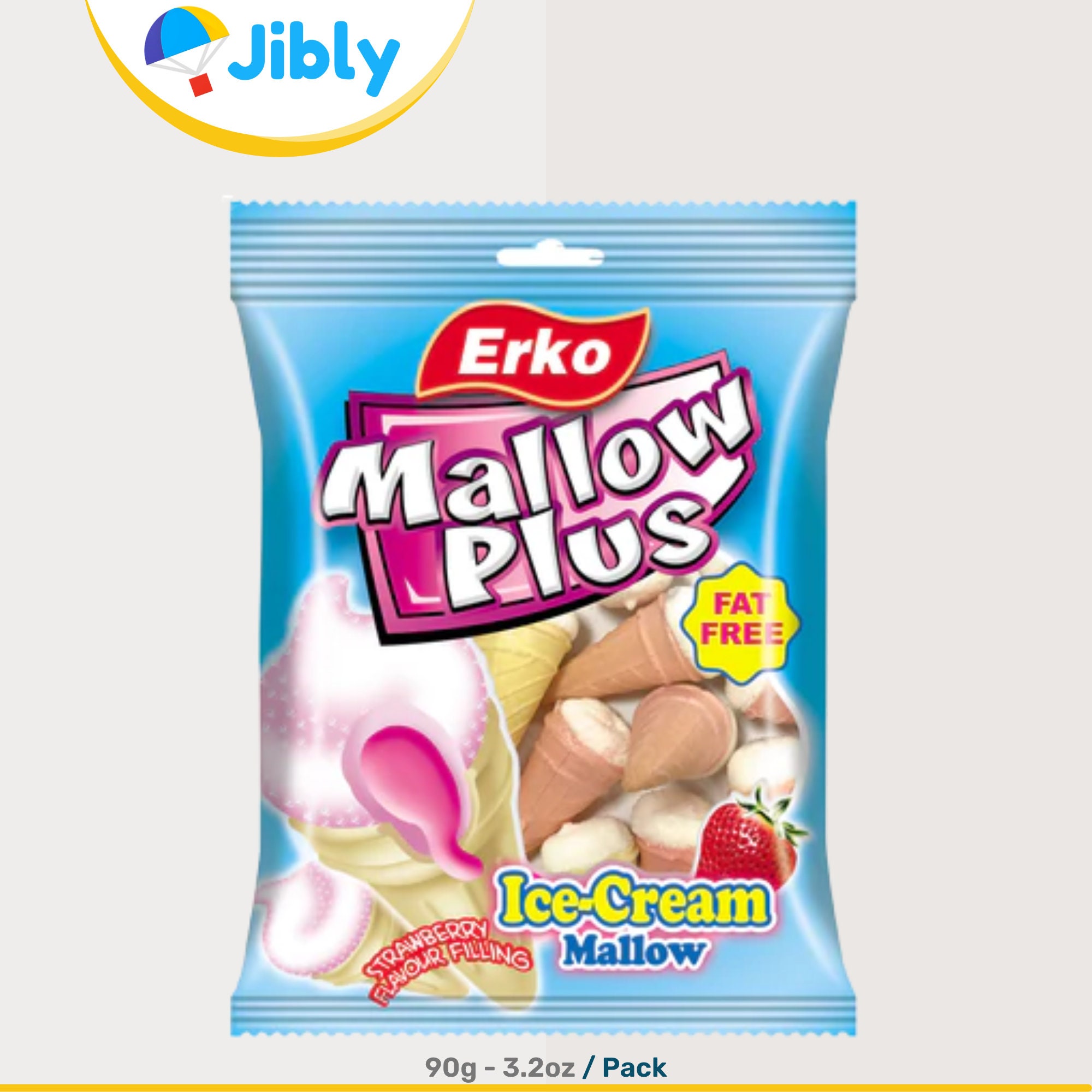 Erko Ice Cream Mallow Marshmallows Tasty Snacks 90g Packs Worldwide ...