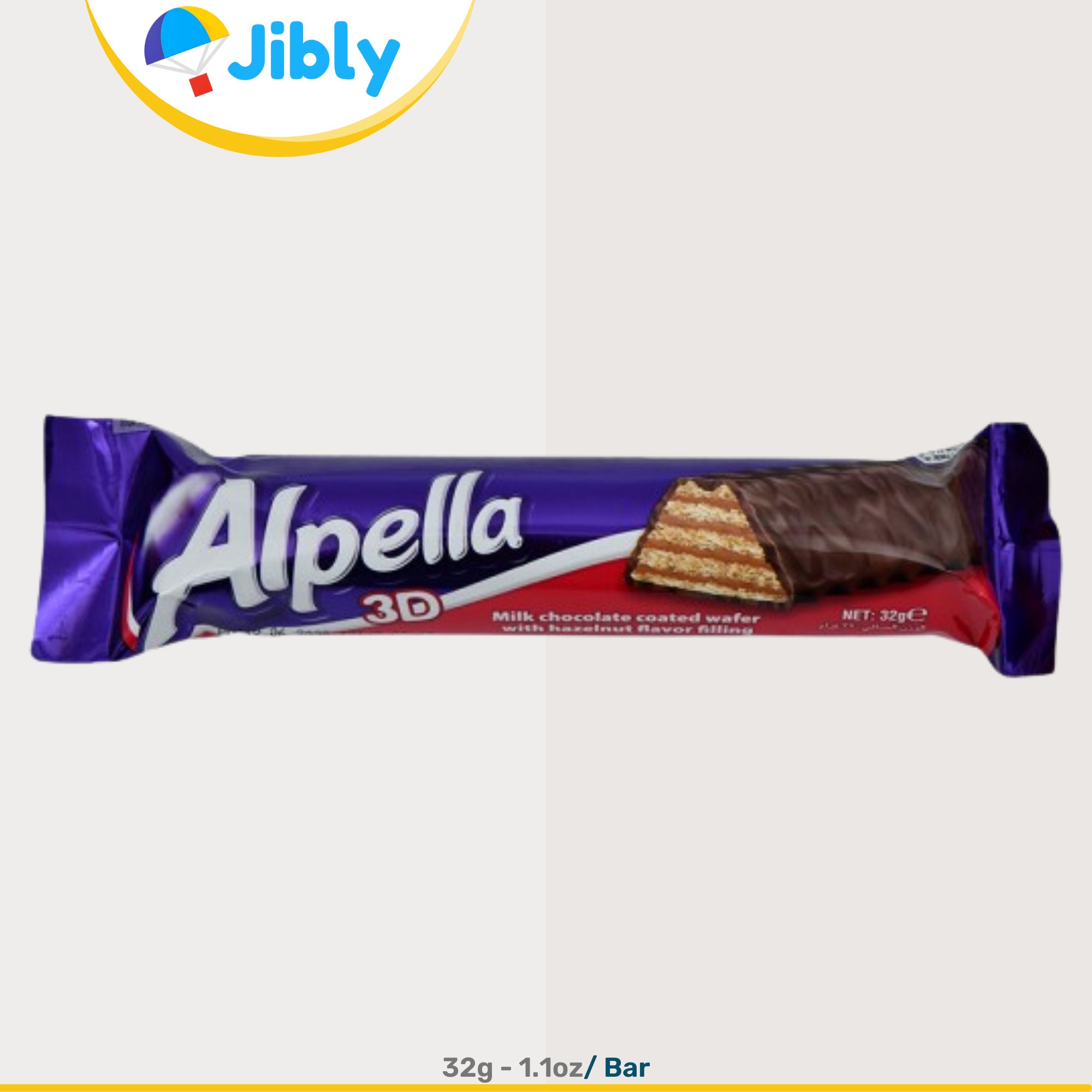 Ülker Alpella 3D Milk Chocolate Tasty Snacks 32g Bars Worldwide ...
