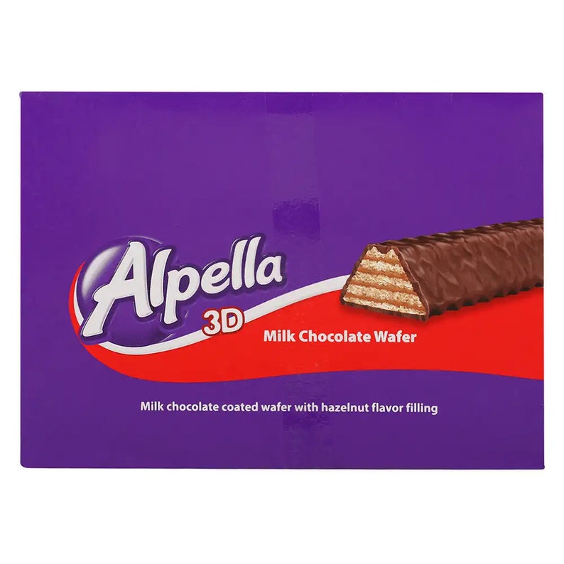 Ülker Alpella 3D Milk Chocolate Tasty Snacks 32g Bars Worldwide ...