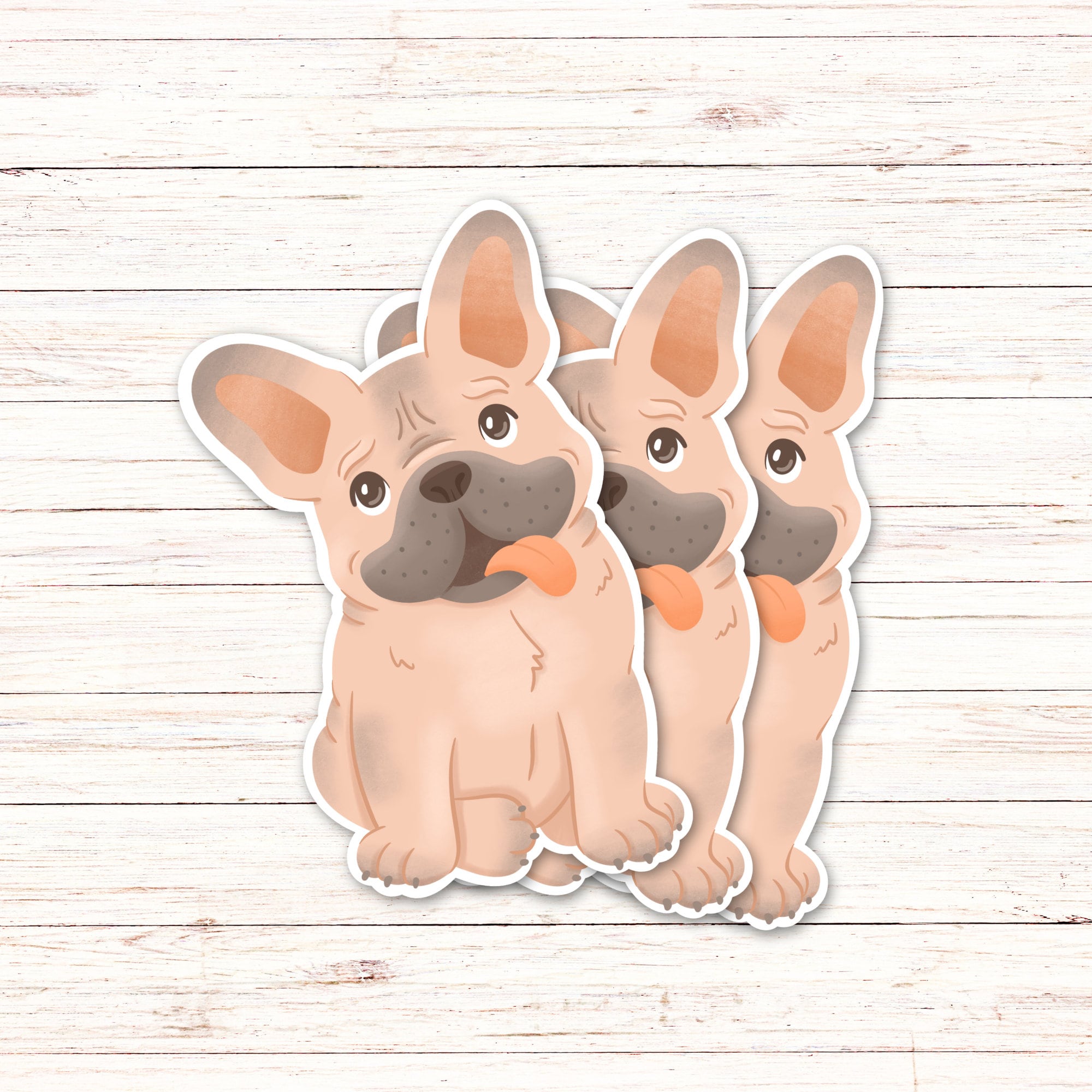 French Bulldog Sticker, Frenchie Decal, Dog Lover Gift, Dog Mom Gift ...