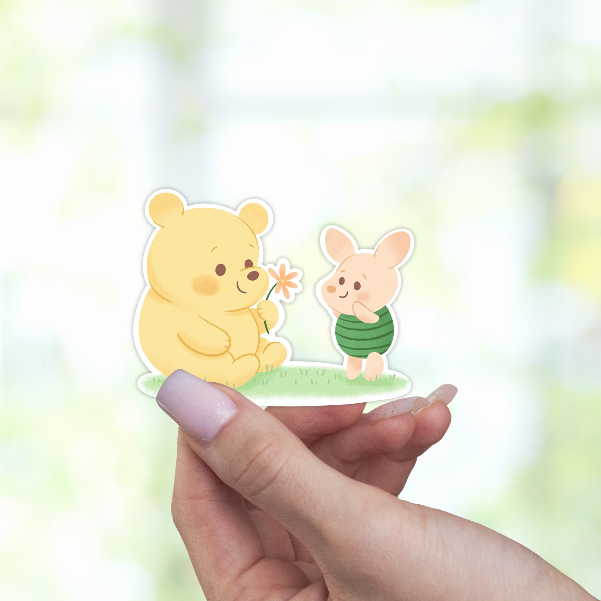 Winnie the Pooh Sticker, Pooh Bear Sticker, Piglet Pooh Bear, Piglet ...