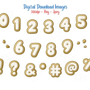 Sugar Cookie Alphabet - Red, White & Blue - Clip Art Images - Digital ...