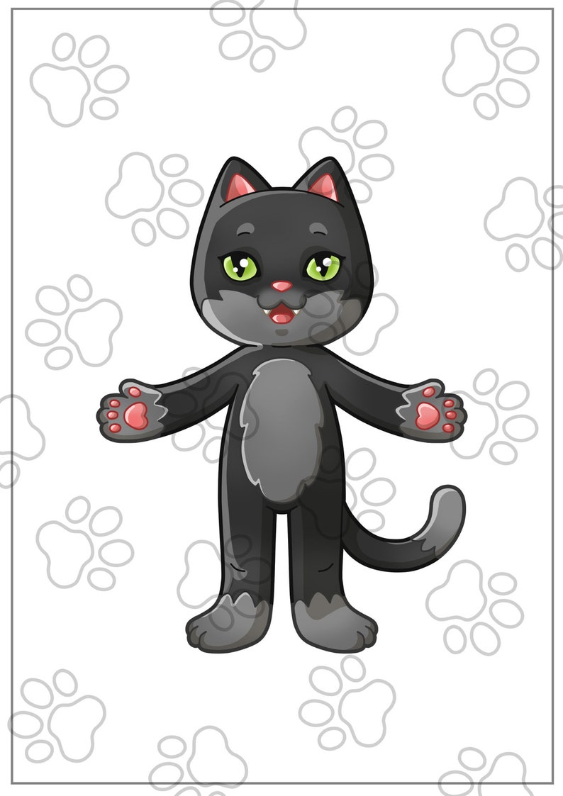 Spooky Costume Party - Paper Doll - Fashion Playset - Printable ...