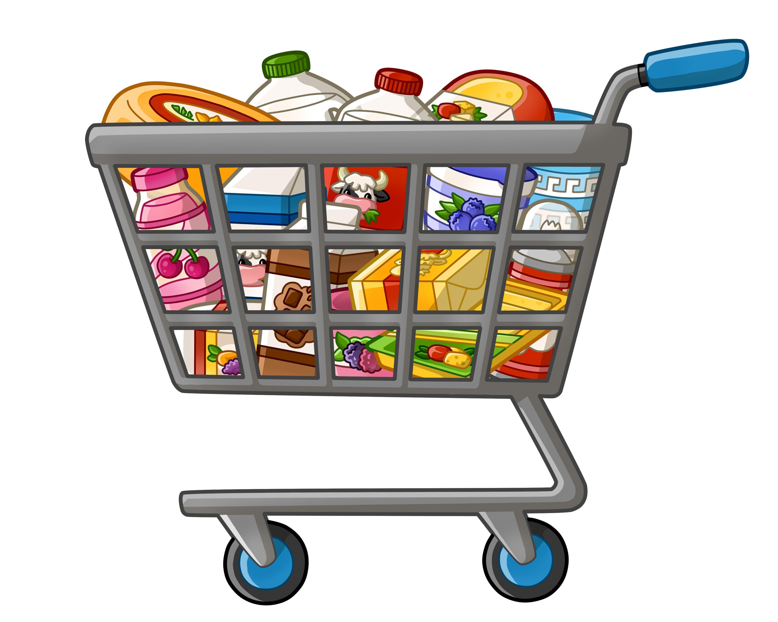 Supermarket - Dairy - Grocery Clip Art Images - Digital Download - Etsy