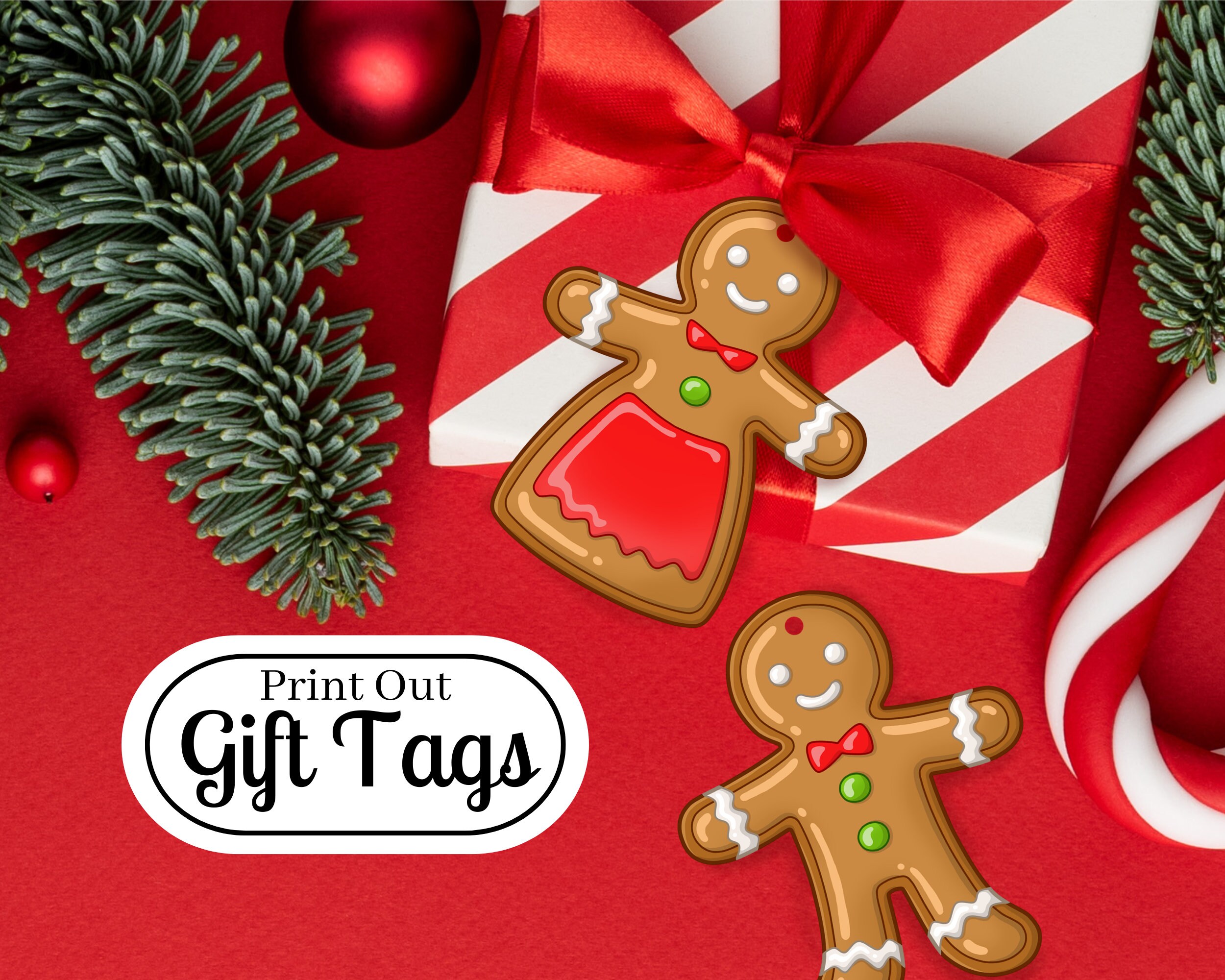 Gingerbread Cookies - Instant Download - Printable Decoration Kit ...