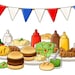 BBQ Picnic - Clipart Images - Digital Download - Etsy