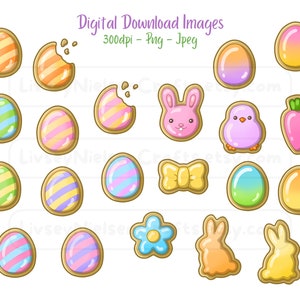 Sugar Cookies - Easter - Clip Art Images - Digital Download - Etsy