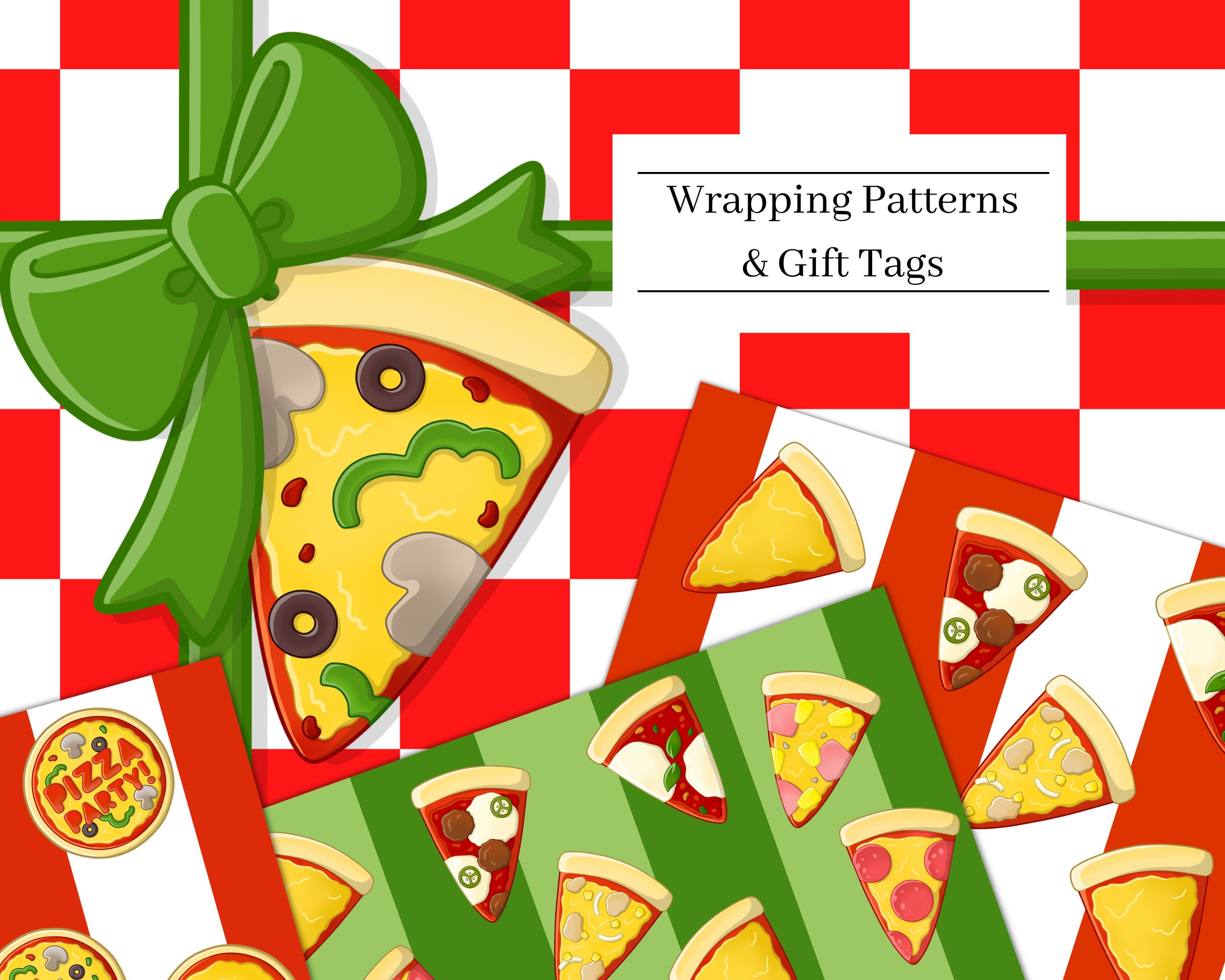 Pizza Party! - Instant Download - Printable Decoration Kit - Garland ...
