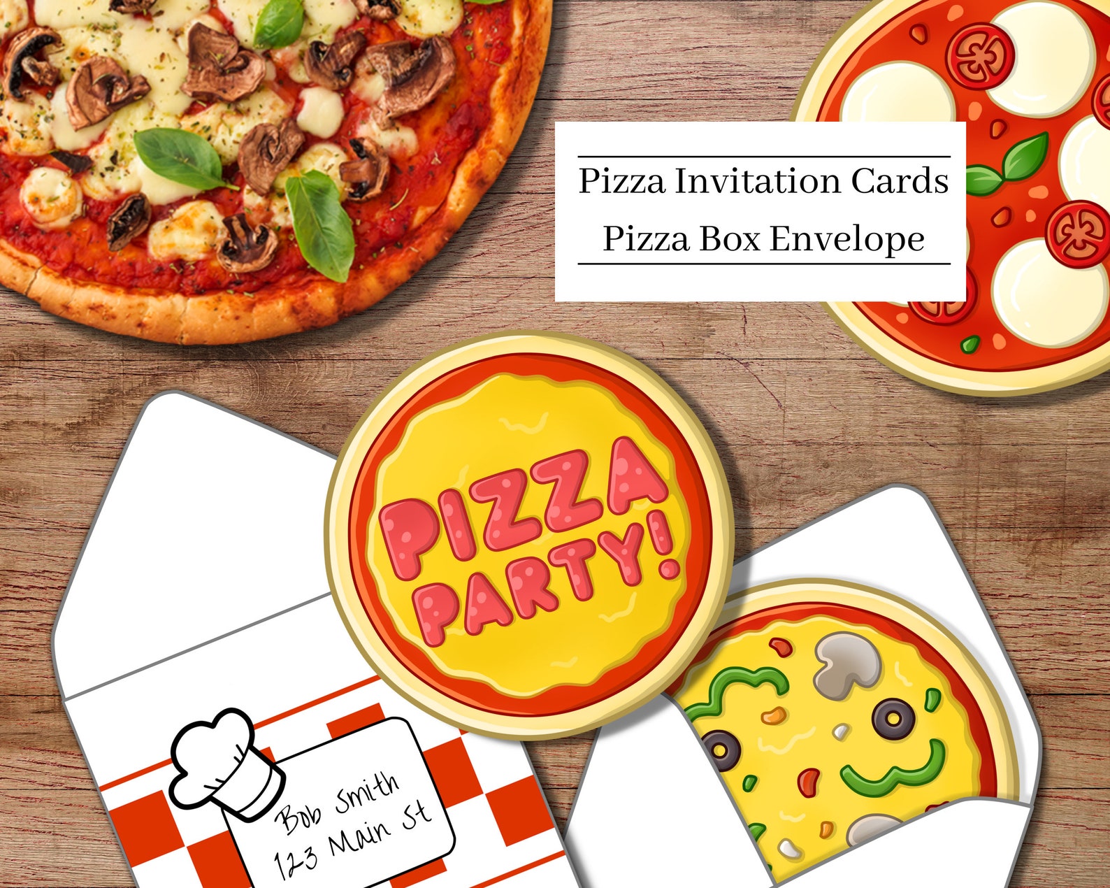 Pizza Party! - Instant Download - Printable Decoration Kit - Garland ...