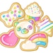 Sugar Cookies Pastel Rainbow Clip Art Images Digital Download - Etsy